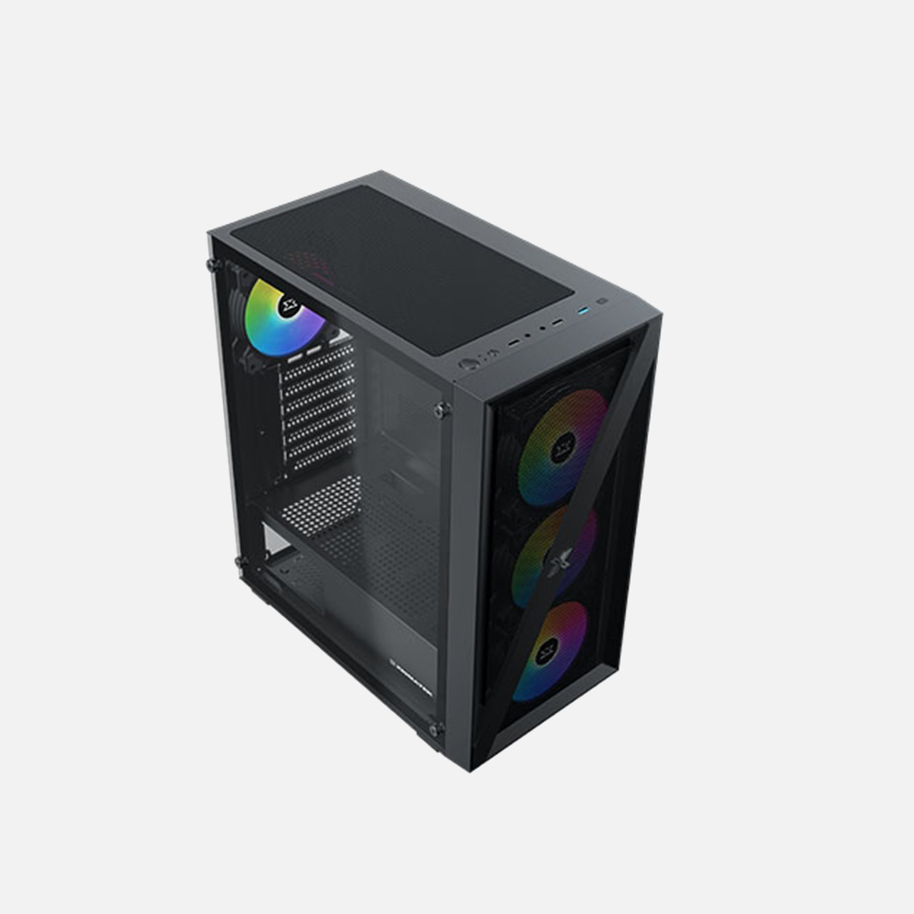 Xigmatek Blade Gaming Tower Case Fixed LED Fan - Hankerz Official