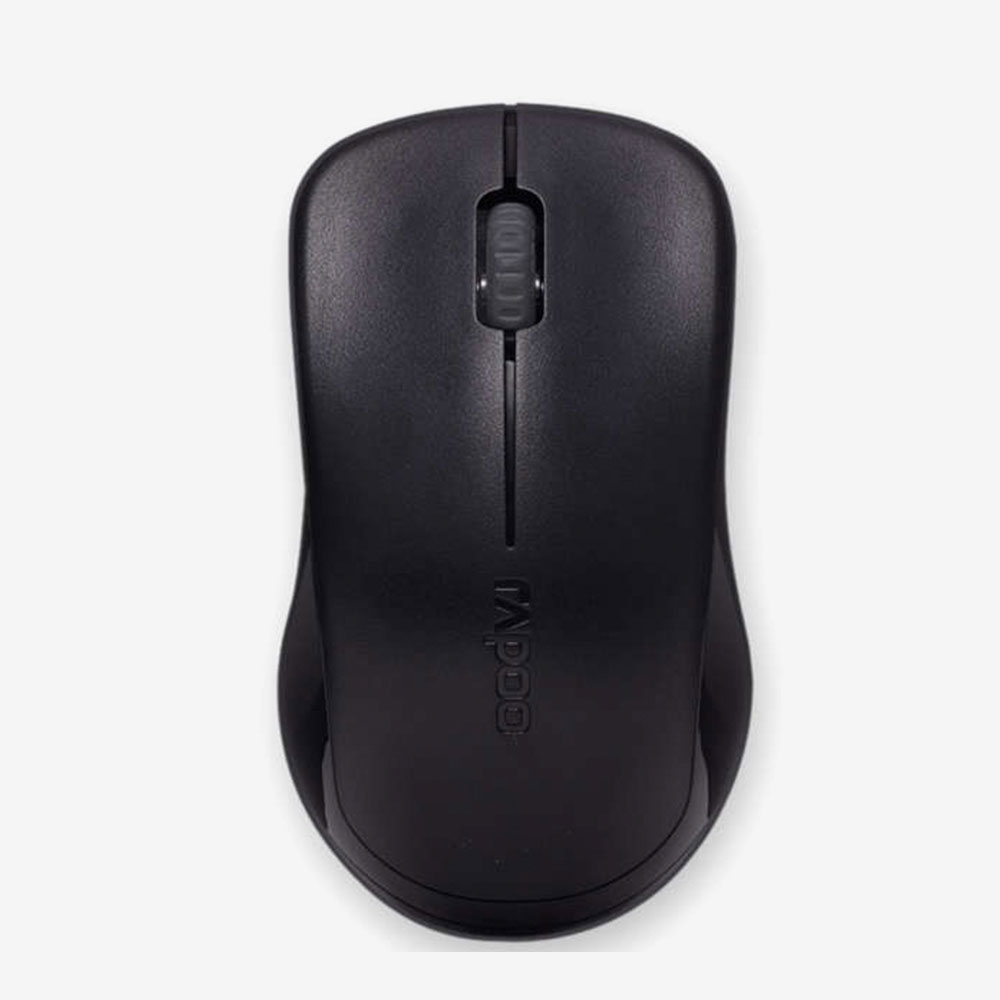 Rapoo Wireless Optical Mouse 1620 – Black – Hankerz Official