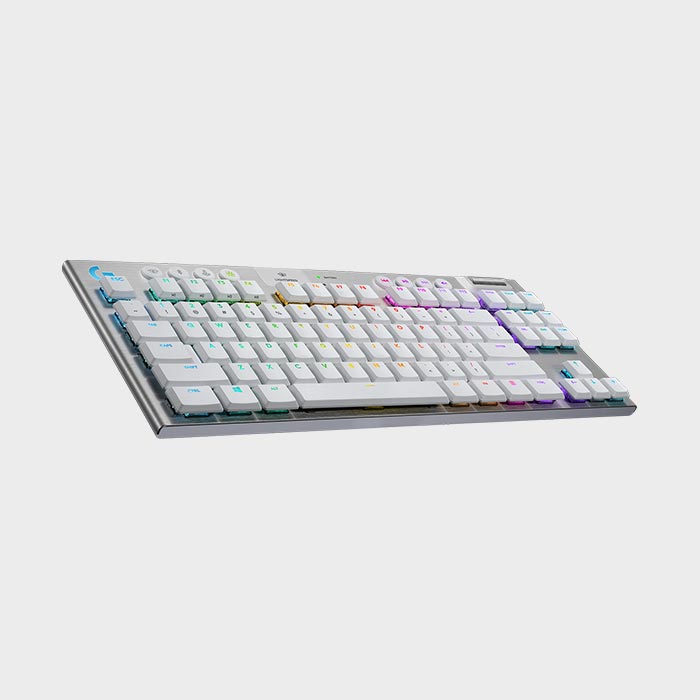 Logitech G915 TKL Tenkeyless Lightspeed Wireless RGB Mechanical Gaming ...