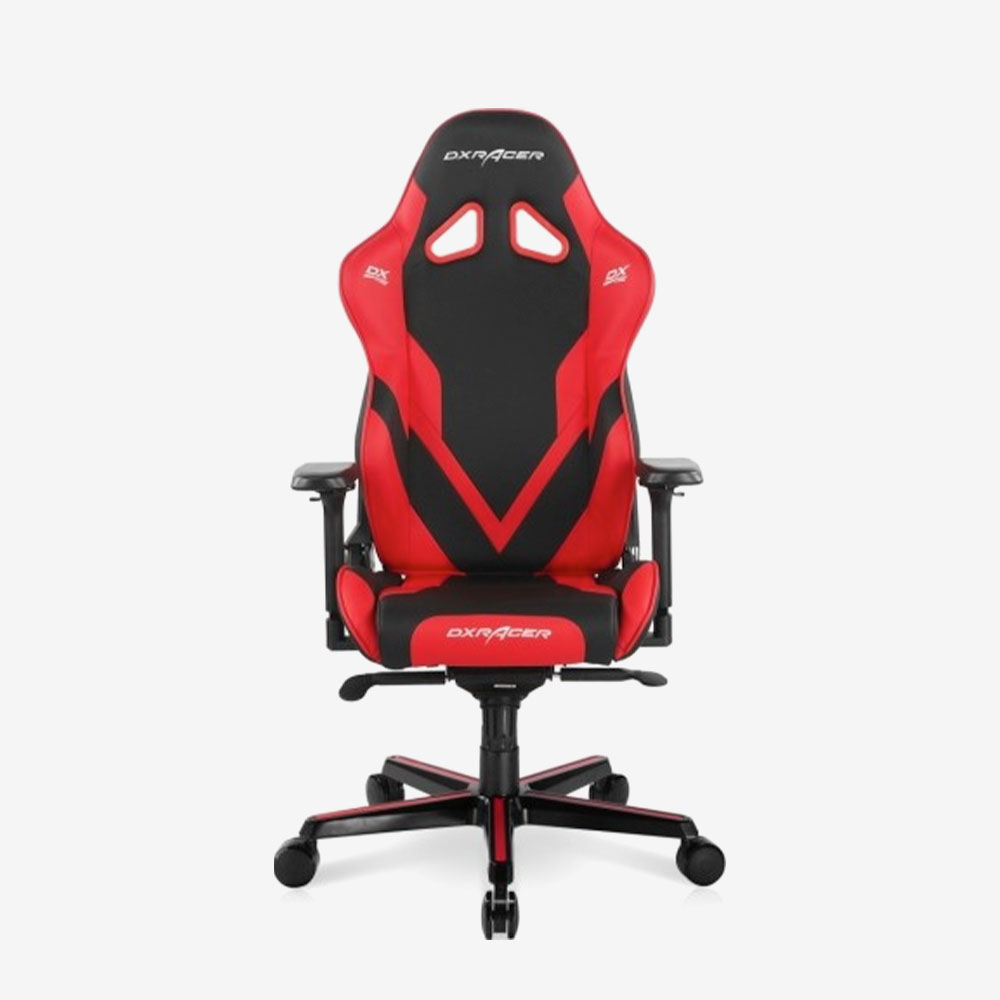 DXRacer G Series PVC Leather Metal Frame 4D Armrest Black-Red – Hankerz ...