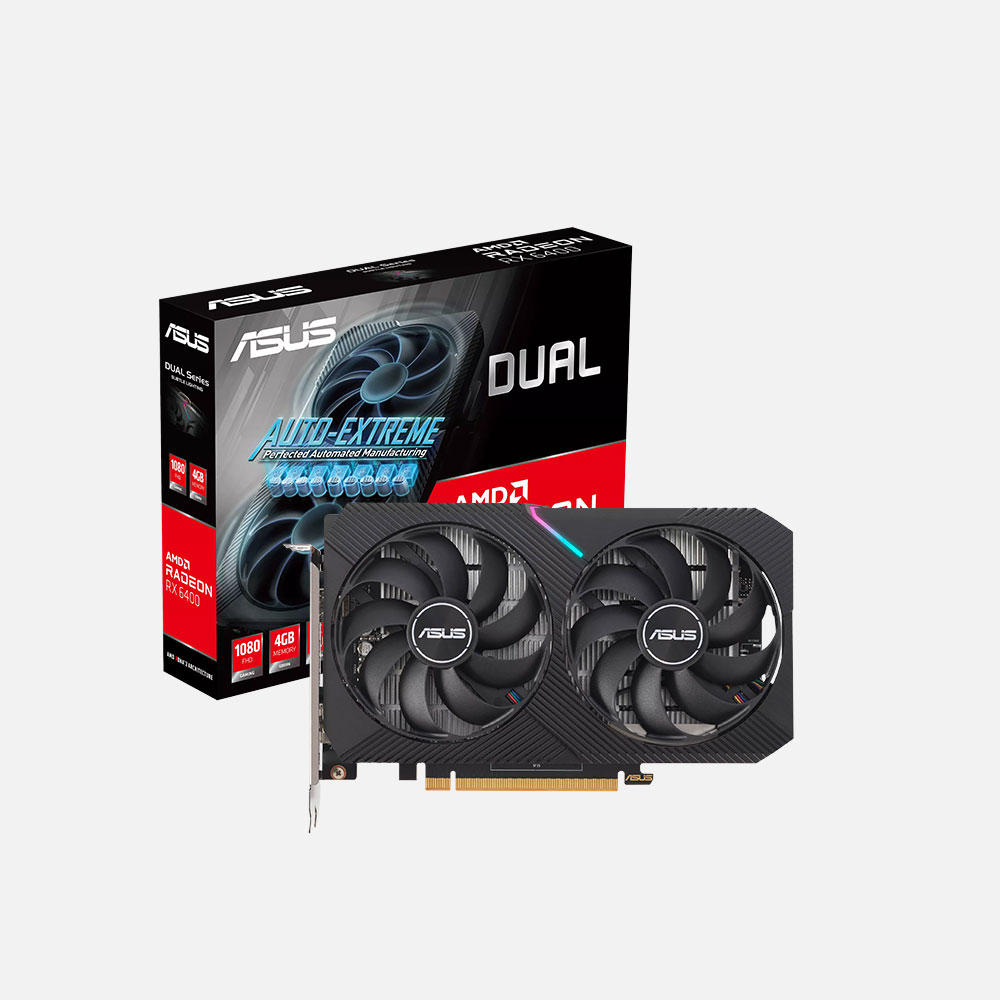 Asus RX 6400 Dual 4GB GDDR6 – Hankerz Official