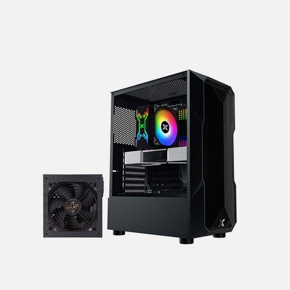 Xigmatek Moon Knight Mid Tower Case + H-Power 500W – Hankerz Official